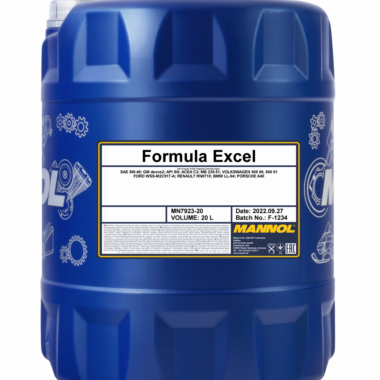 MANNOL Formula Excel 5W-40 7923 - MANNOL AUSTRALIA